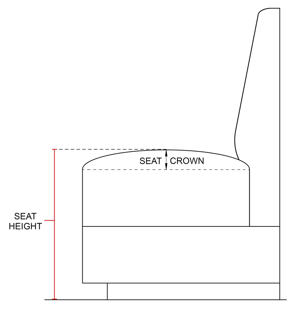 Corn Upholstery -Best Dimensions for Booth and Banquette Seating | Corn ...