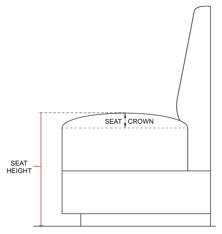 Corn Upholstery -Best Dimensions for Booth and Banquette Seating | Corn ...