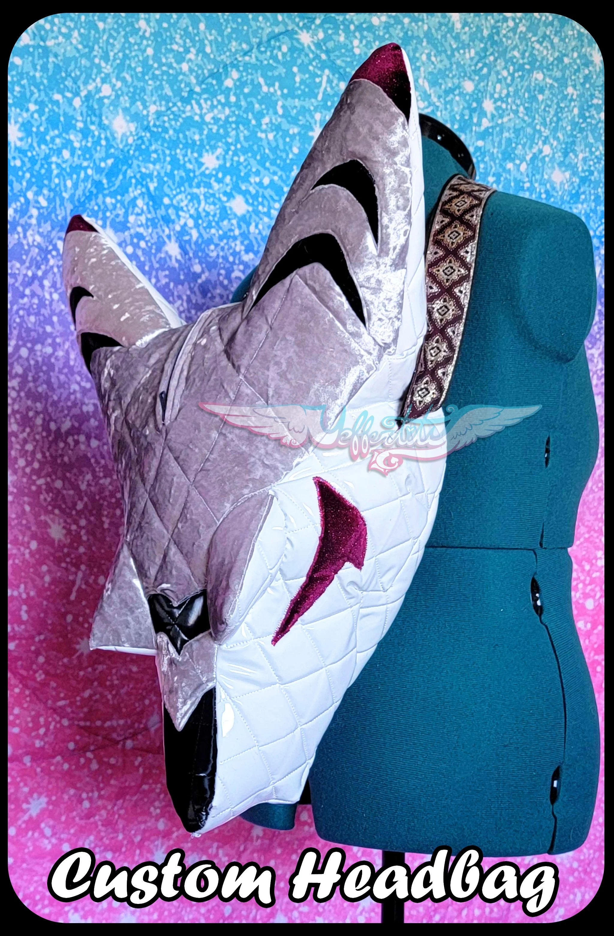 [MTO] Fursuit Headbag — Art by Neffertity