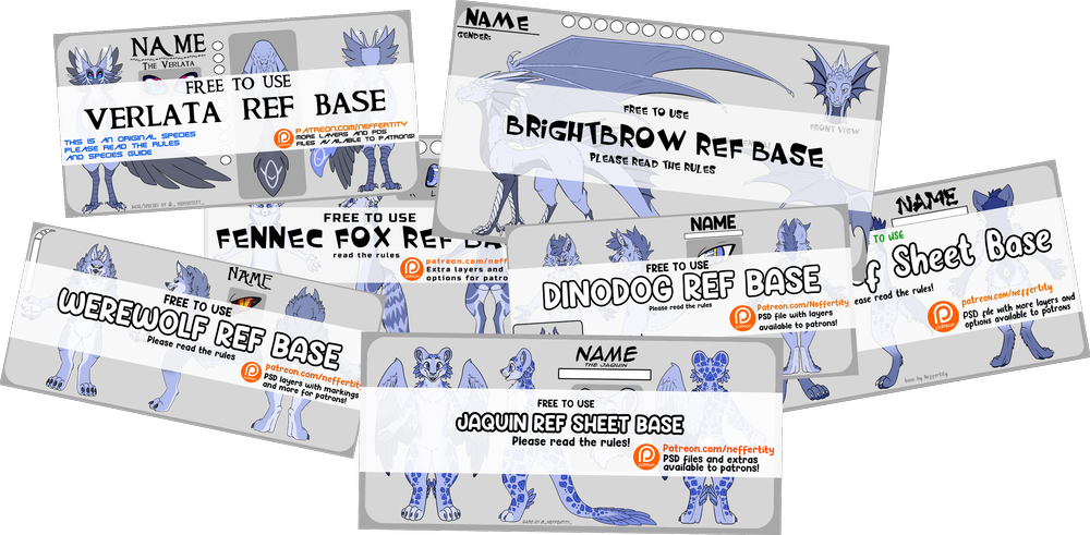 Free Bases — Art by Neffertity