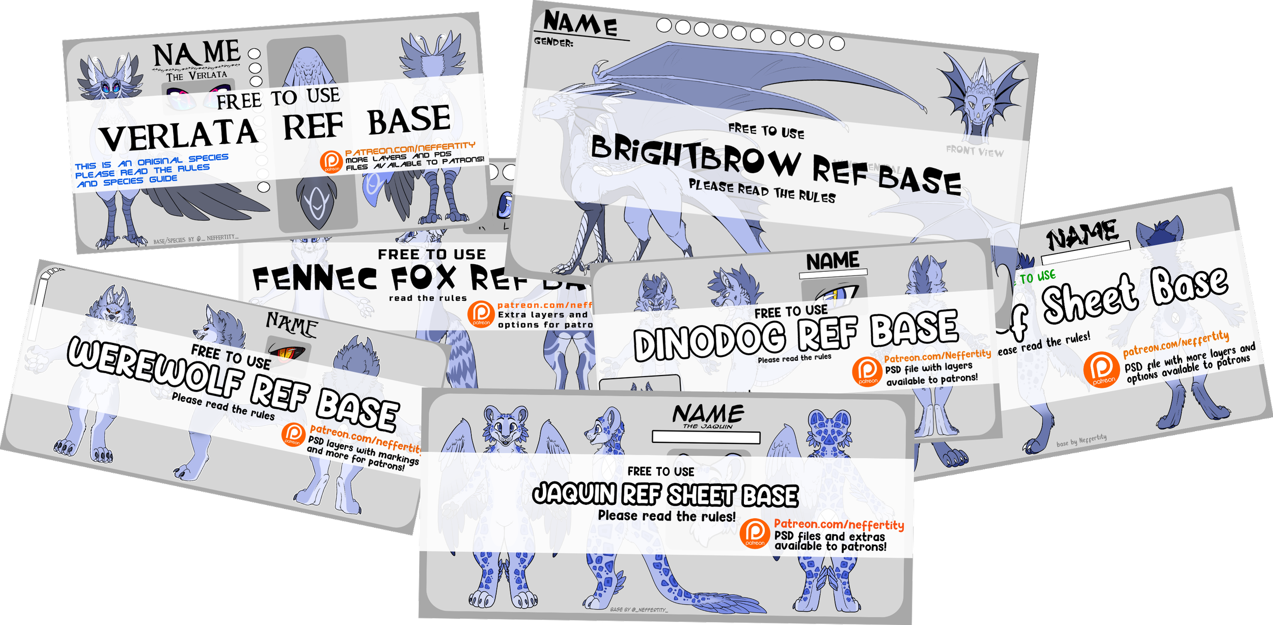 Free Bases — Art by Neffertity