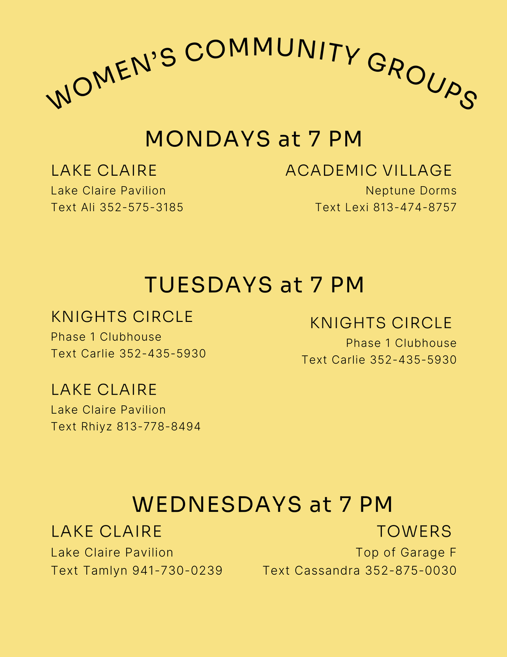 UCF Community Groups — Central Florida Cru