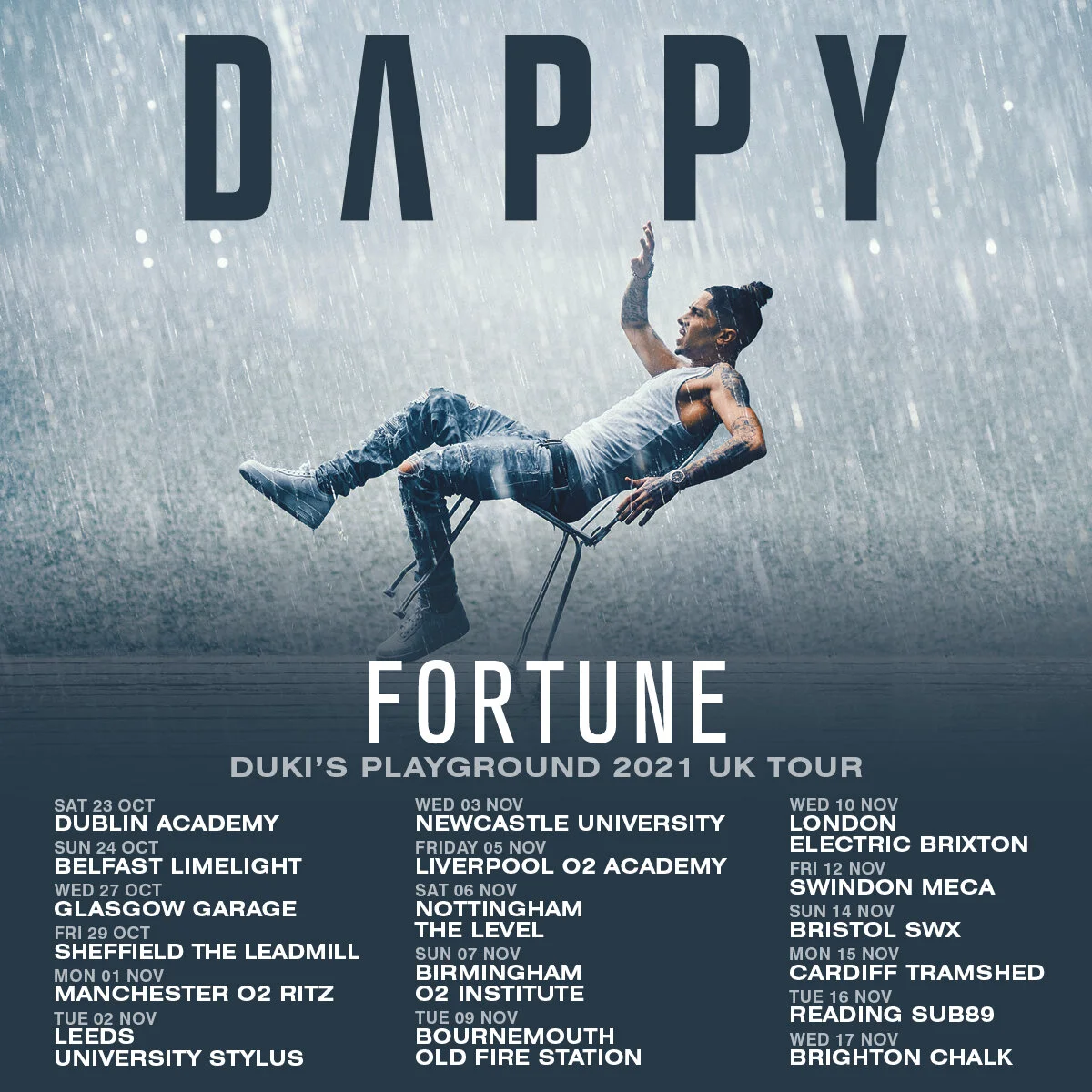 Dappy 'Duki Playground Tour 2021' — The Level Nottingham