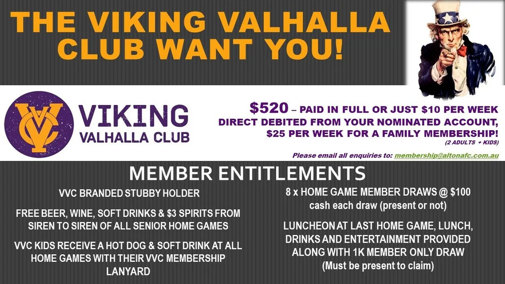 Viking Valhalla Club — Altona Vikings Football Club