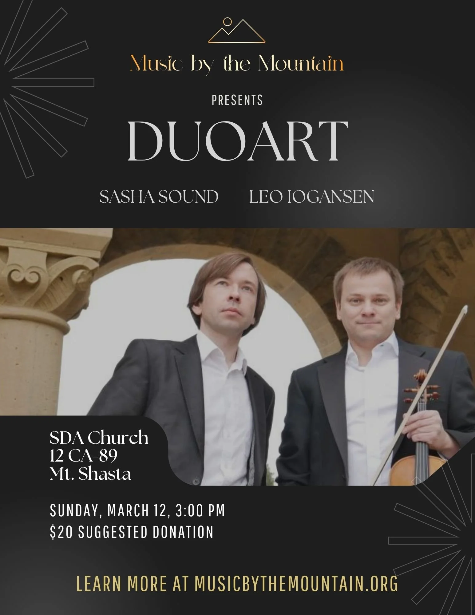 DuoArt: Piano & Violin Ensemble — Music by the Mountain