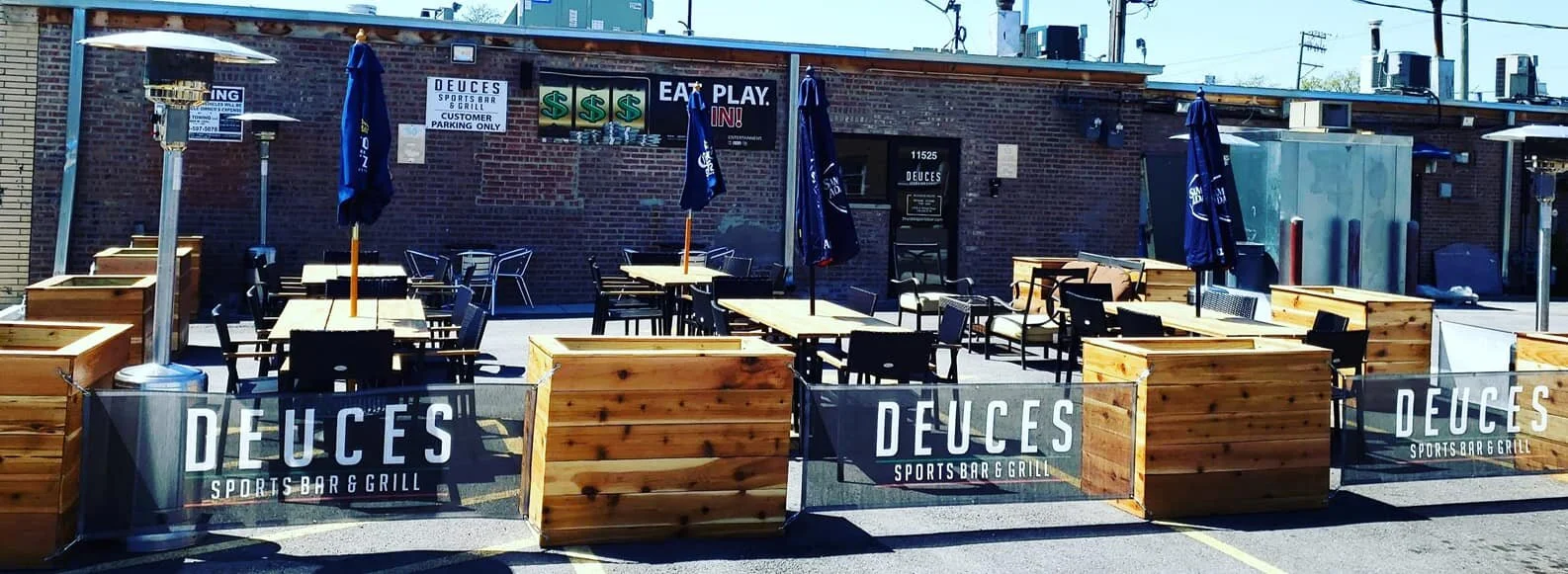NOW OPEN- DEUCES BAR & GRILL