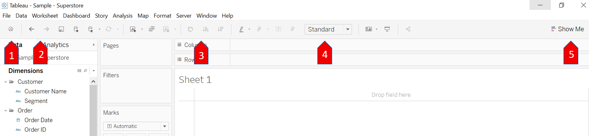 The Data Source Page and WorkSpace — The Tableau Student Guide