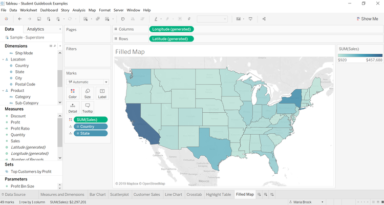 Maps — The Tableau Student Guide