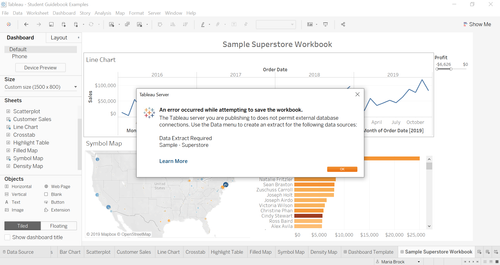 Publishing to Tableau Public — The Tableau Student Guide