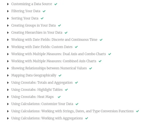 E - Learning — The Tableau Student Guide