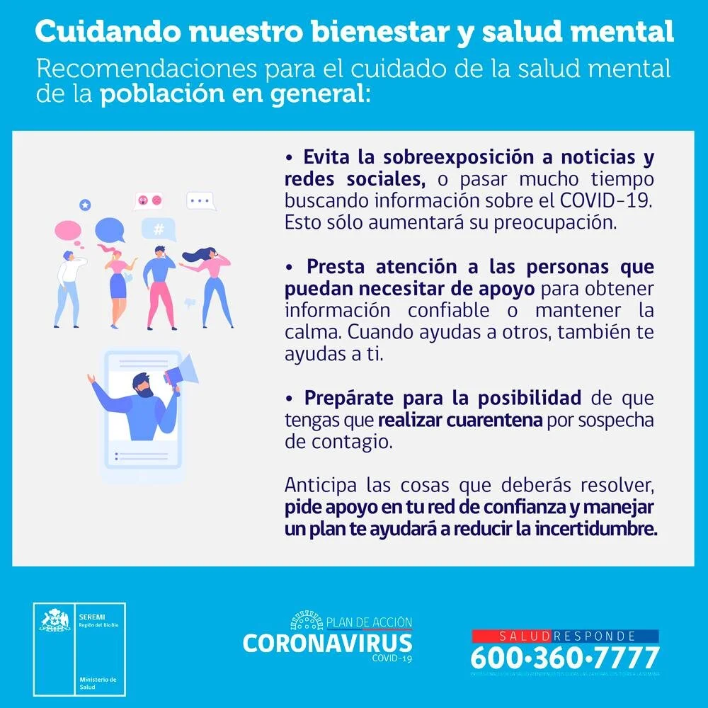 ¿Cómo cuidar nuestra salud mental? Recomendaciones de MINSAL — PsiConecta