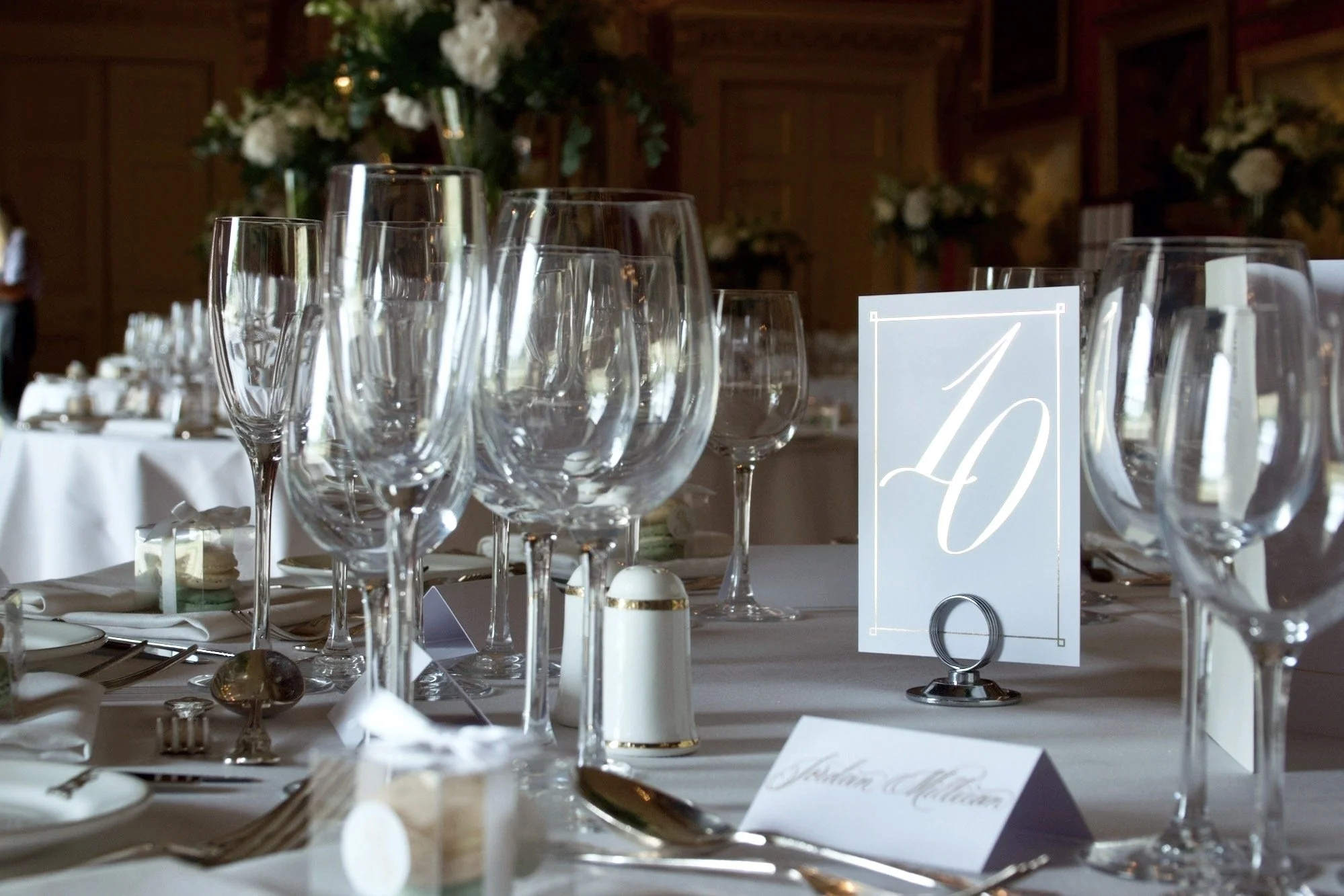 Wedding and Event Calligraphy — Delfont Ink