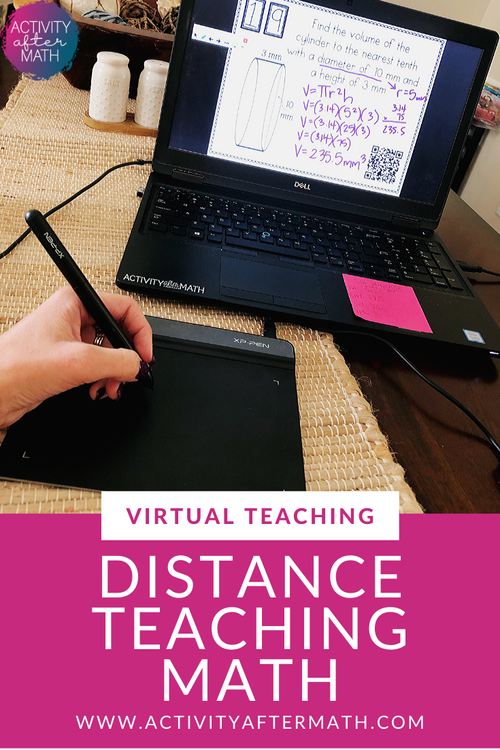 Distance Teaching Math — Activity After Math