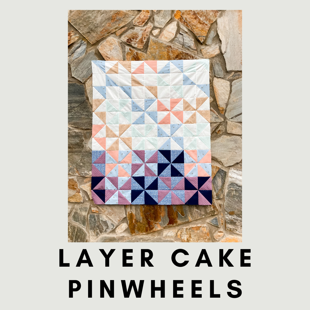 Sewing & Needlecraft Sewing Patterns Puzzling Pinwheels Layer cake ...