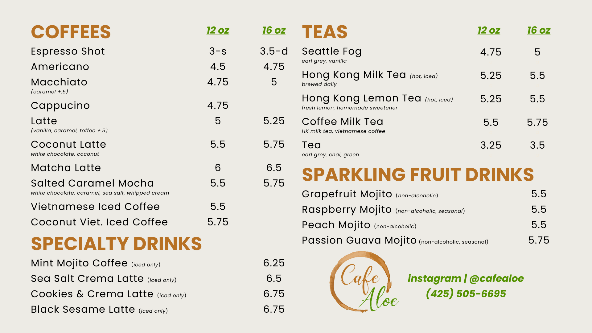 Cafe Aloe