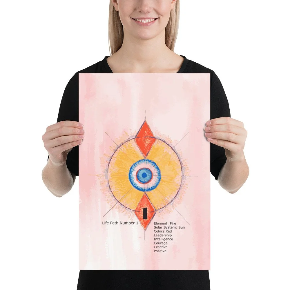 Numerology Life Path #1 Poster — Tammy Machmali