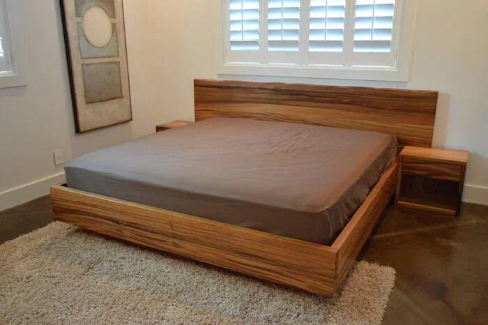 Beds custom built by furniture maker in Honolulu Satoshi Yamauchi ...