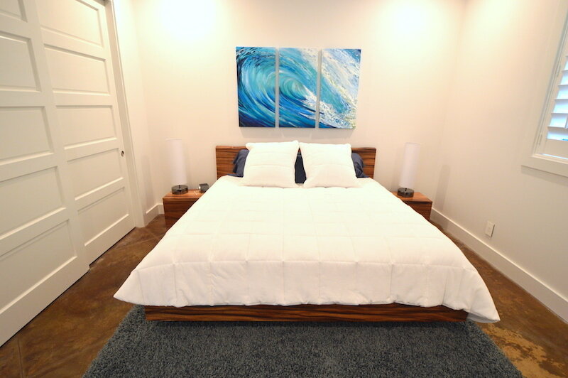 Beds custom built by furniture maker in Honolulu Satoshi Yamauchi ...