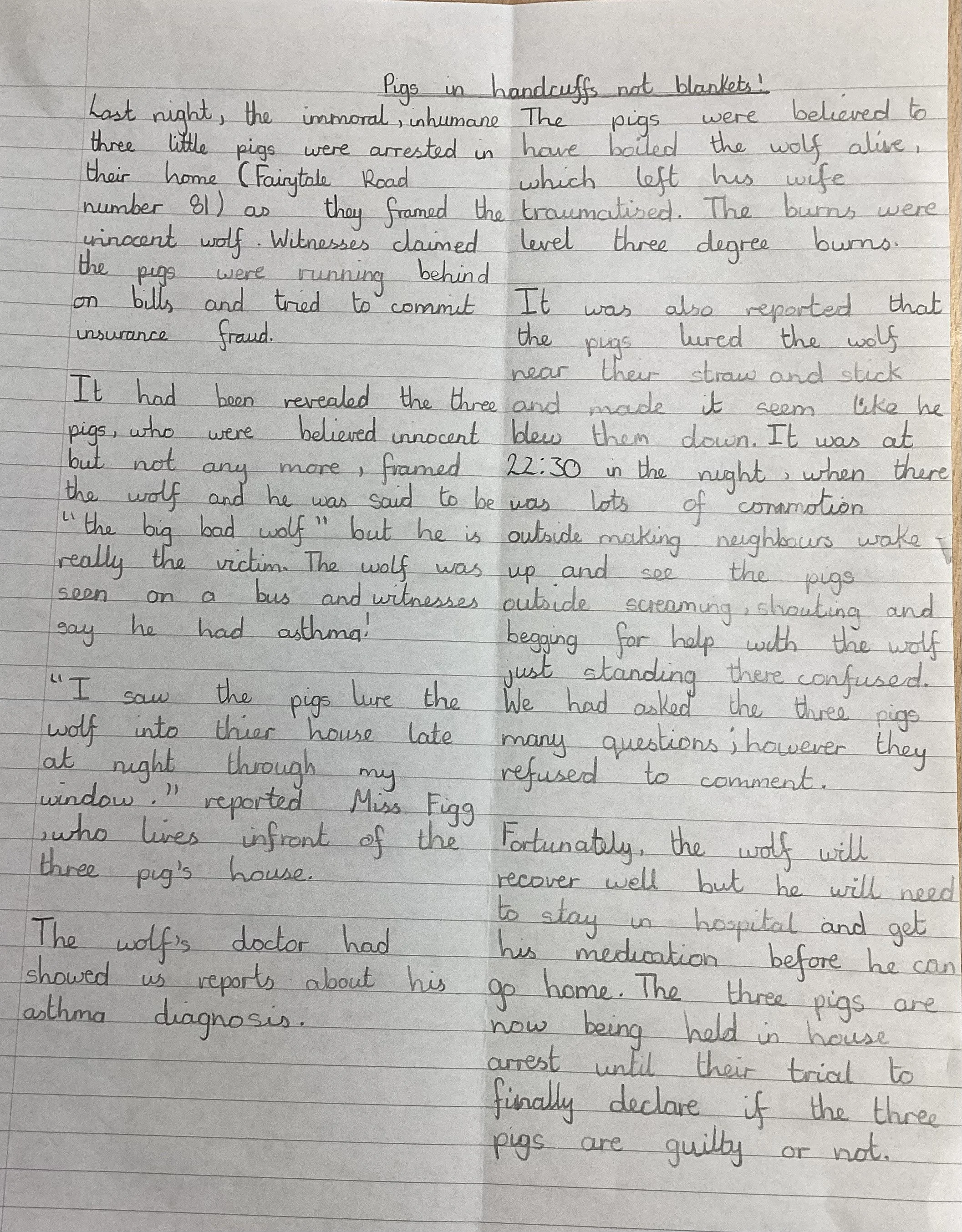 English — Lodge Farm Primary School, Willenhall