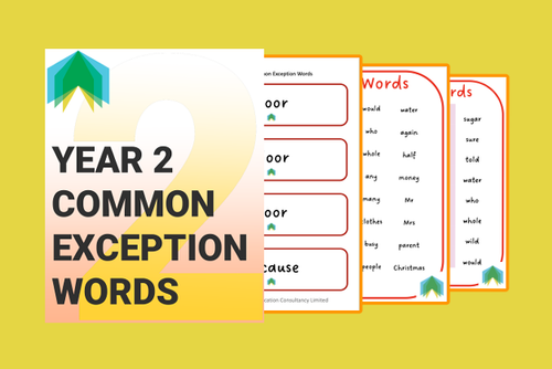 Year 1 Common Exception Words — Primary English Education Consultancy