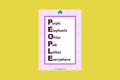 SAID spelling poster — Primary English Education Consultancy