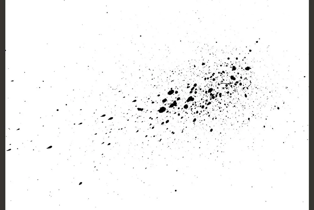 Black Splatter Paint