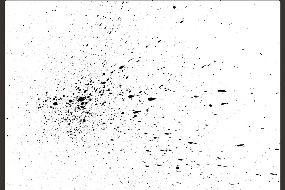 White Paint Splat