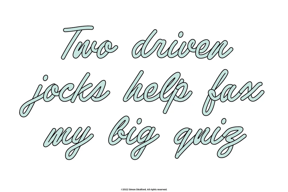 Life In Cursive Font