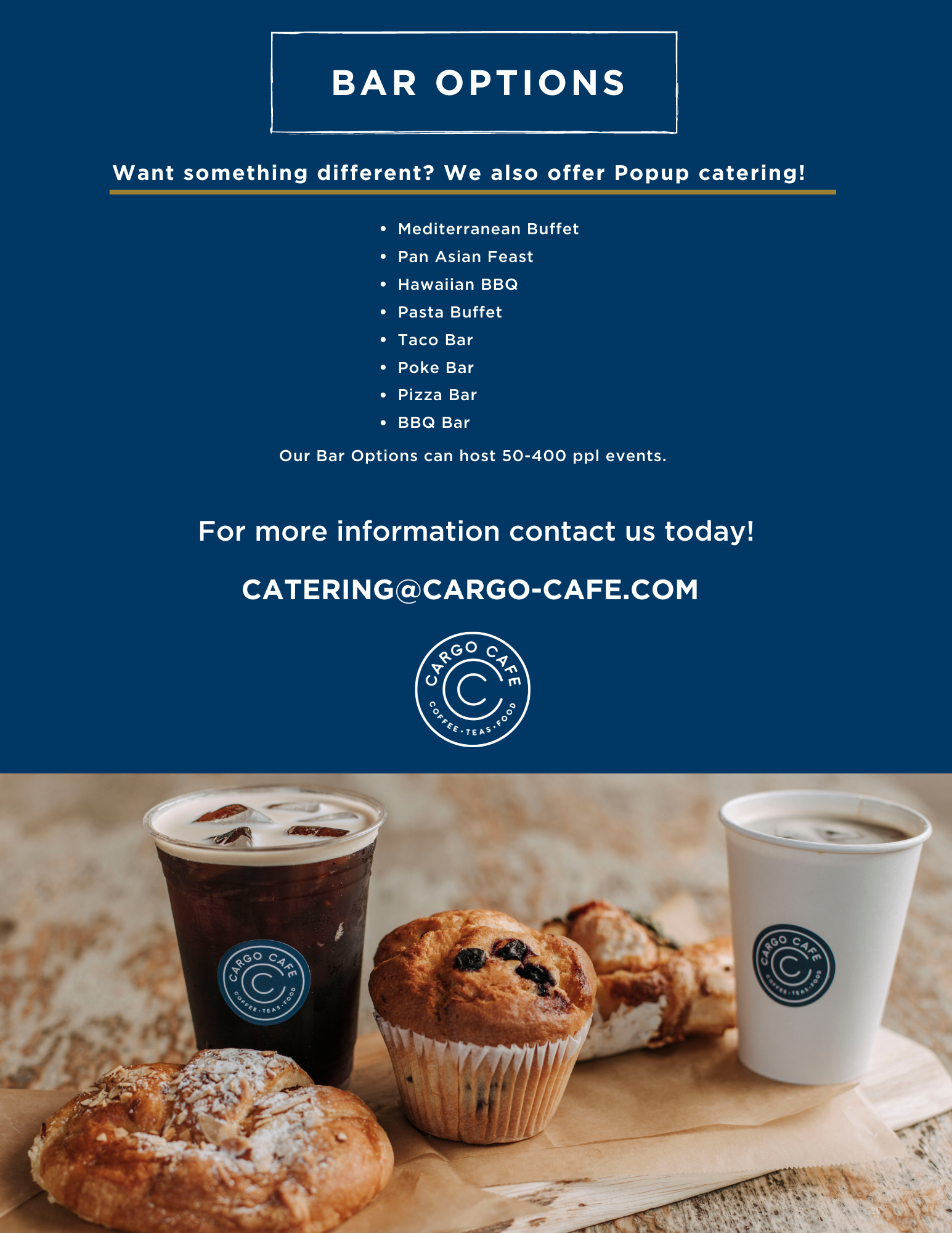 Catering — Cargo Cafe
