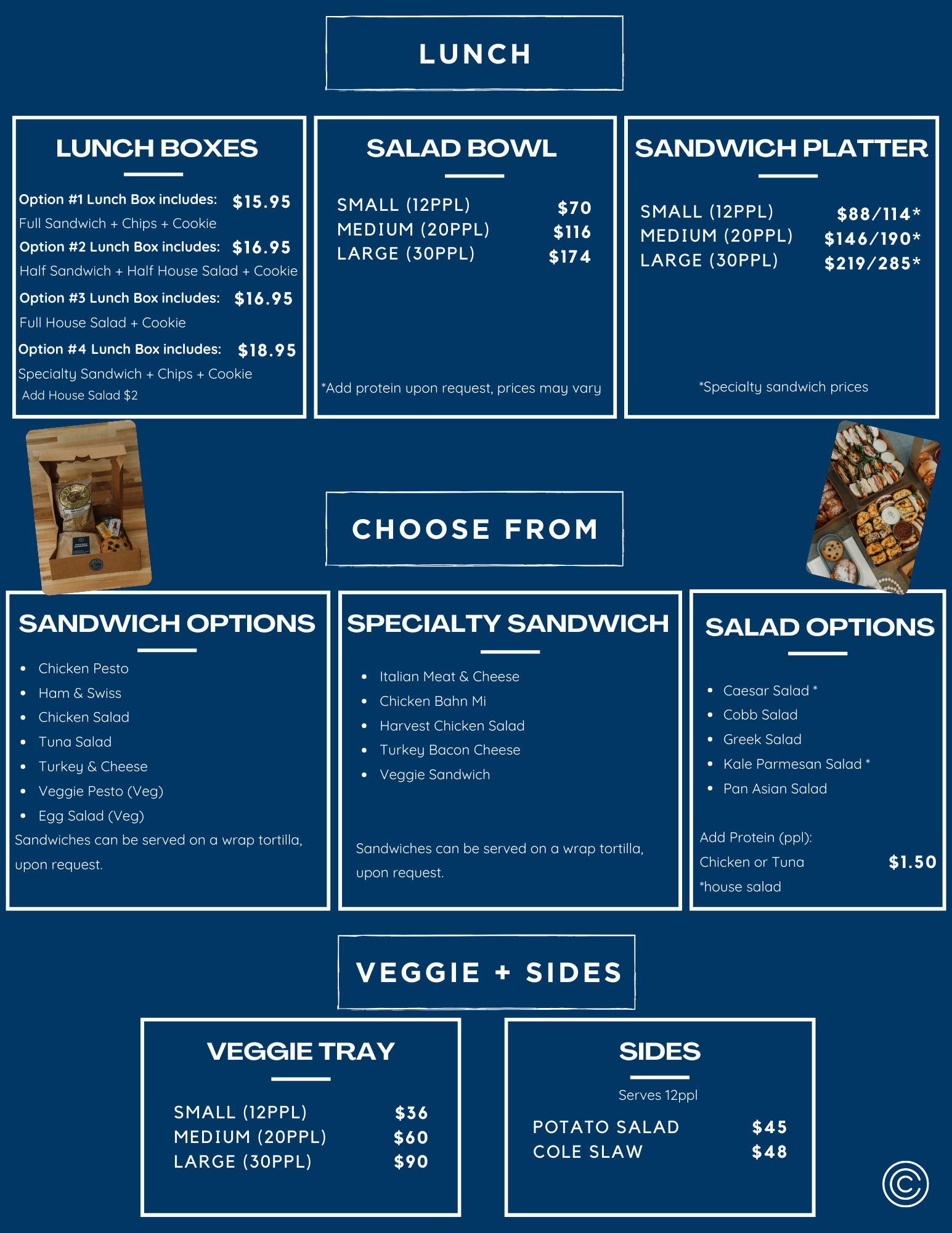 Catering — Cargo Cafe