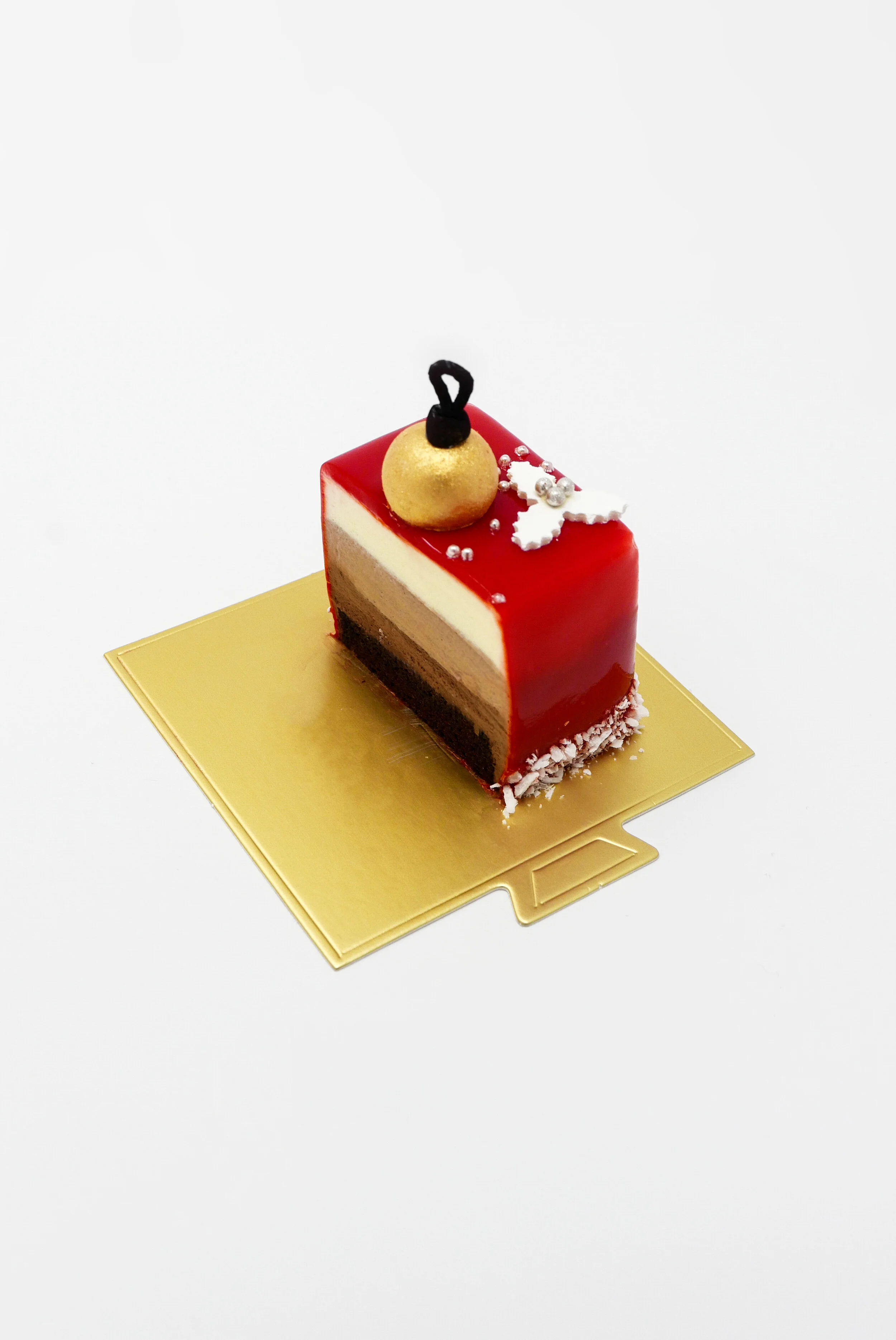 2" square mini mousse cake — Tasty Slice