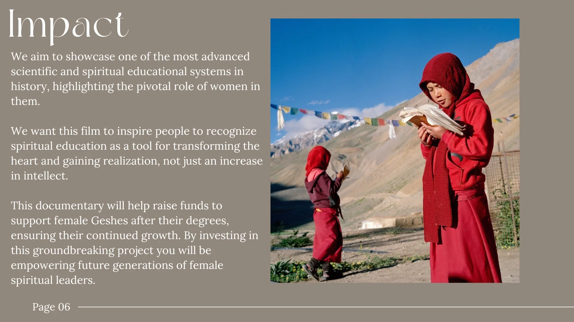 The Maitri Project. Supporting monastics in need. Edward Sczudlo