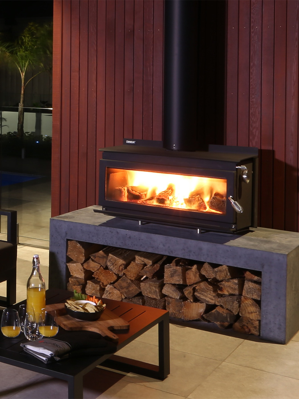 Outdoor Gas & Wood Fires & Fireplaces | Bucks Heating