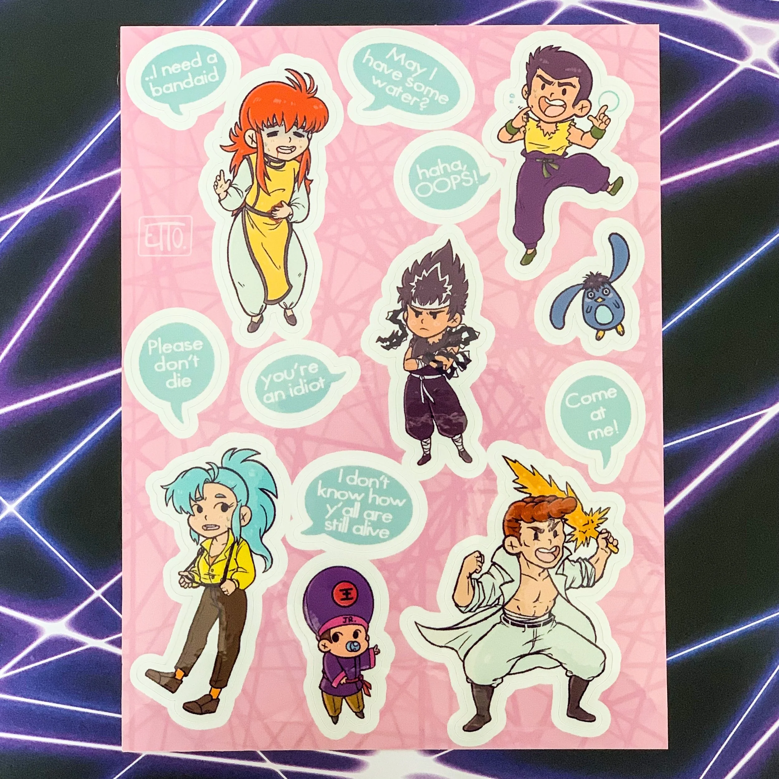 Stickers — ETTO Arts Shop