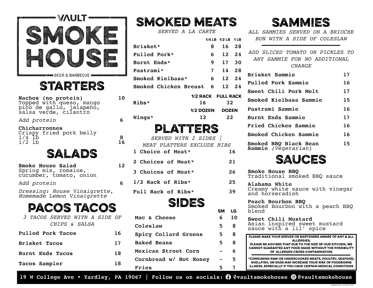 Eat — VAULT SMOKE HOUSE