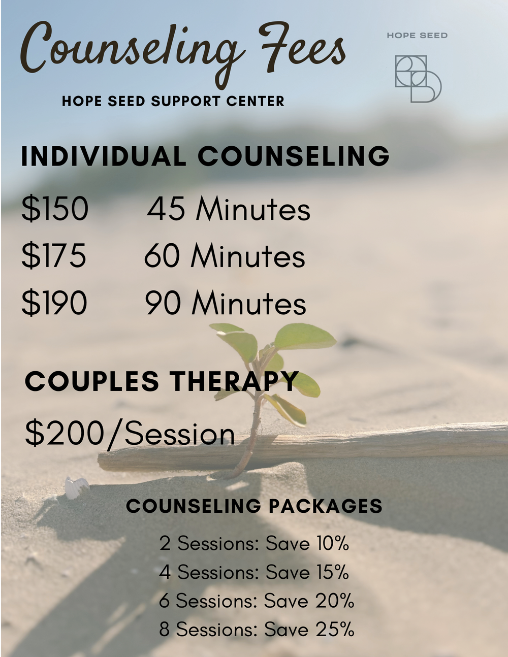 Schedule Appointment — Hope Seed Support Center