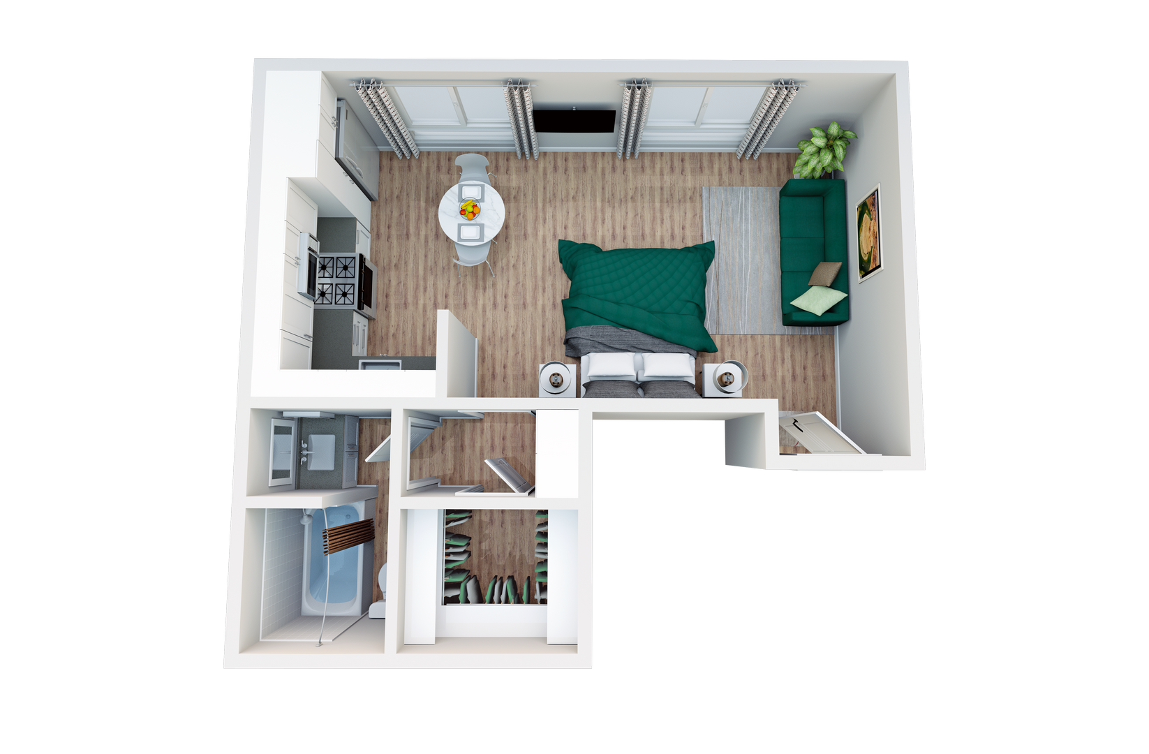 3D Floor Plans — Let's get it rented