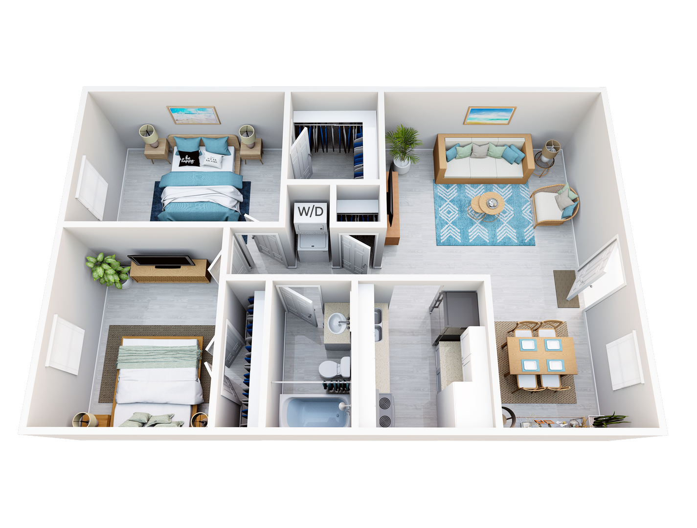 3D Floor Plans — Let's get it rented