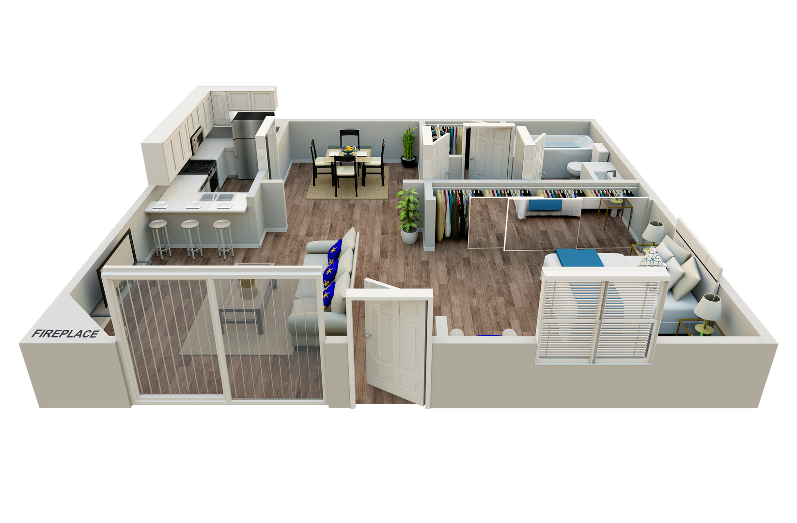 3D Floor Plans — Let's get it rented