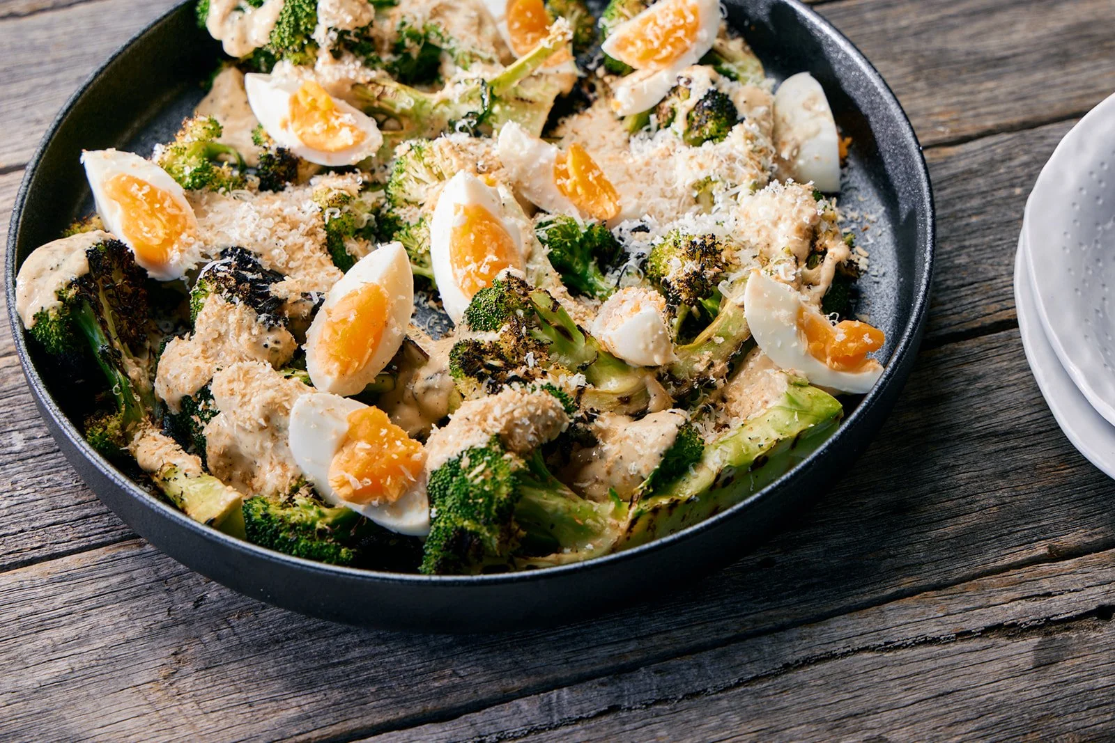 BBQ Broccoli Caesar Salad — Farm to Fork