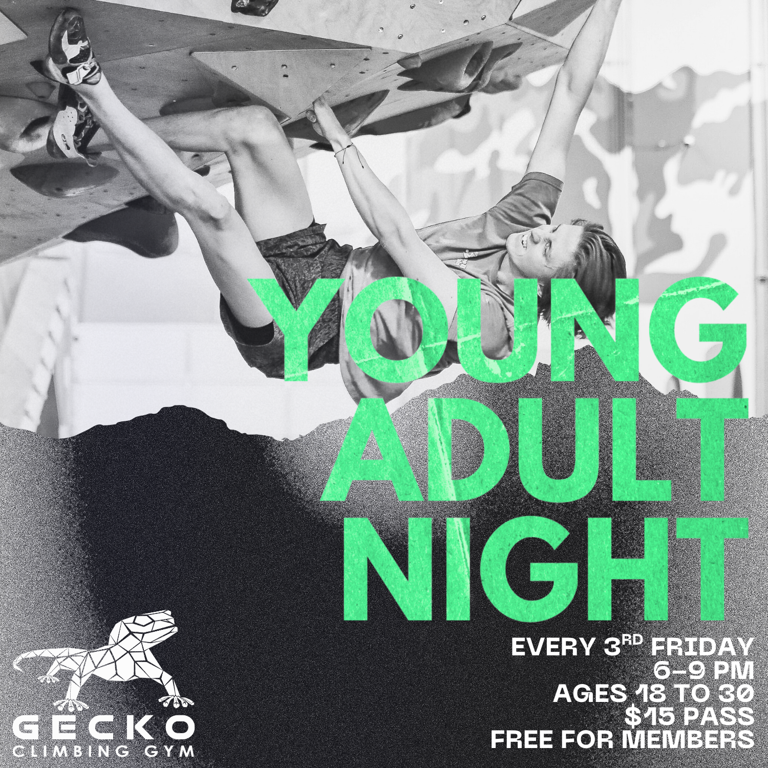 GECKO CLIMBING GYM | Rock Climbing | Ropes | Bouldering | Youth & Families