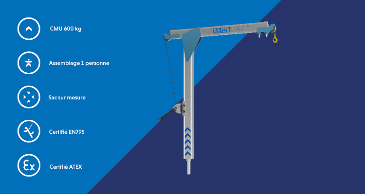 Potences aluminium — REID Lifting France