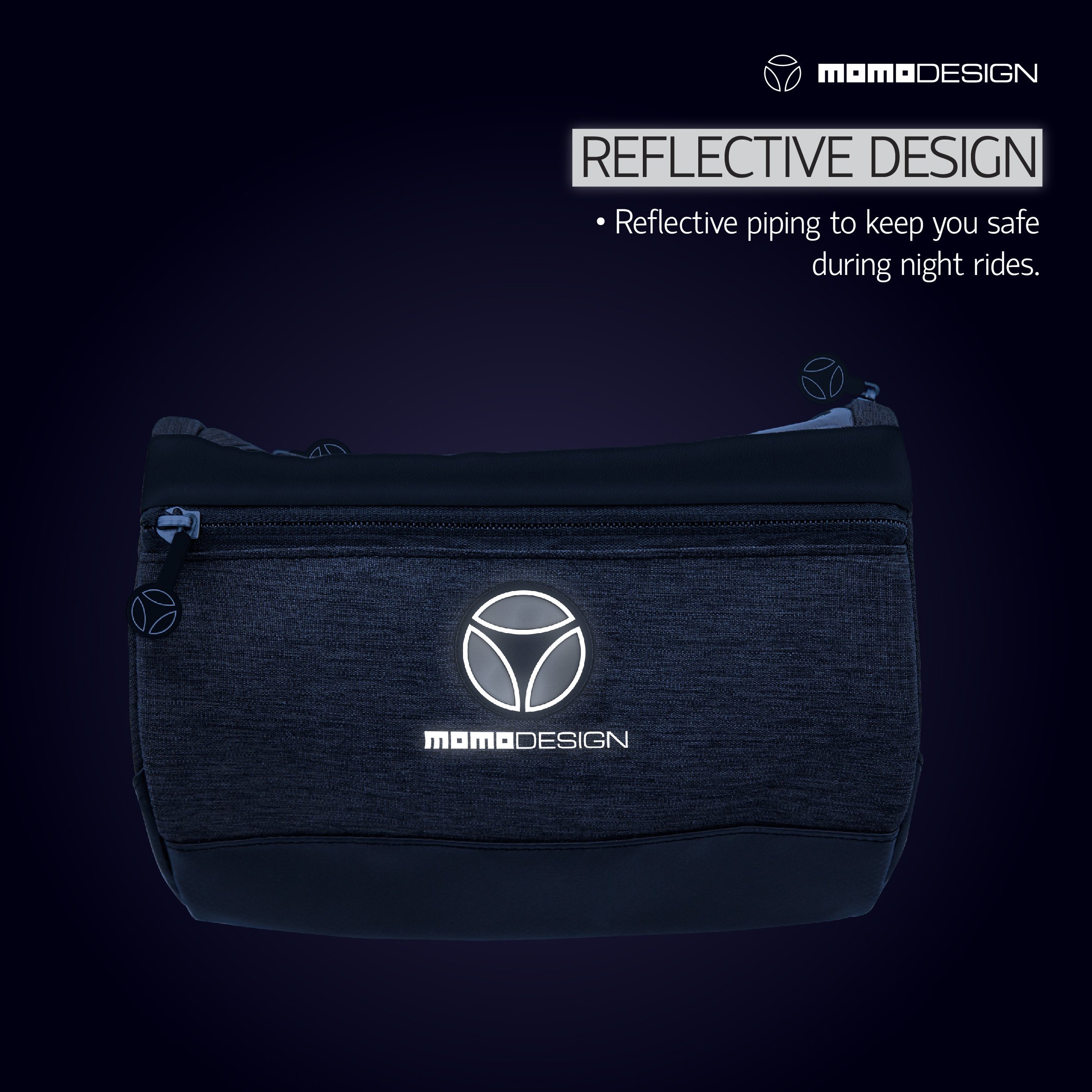 Saddle Bag With Light — MOMO Design Bike