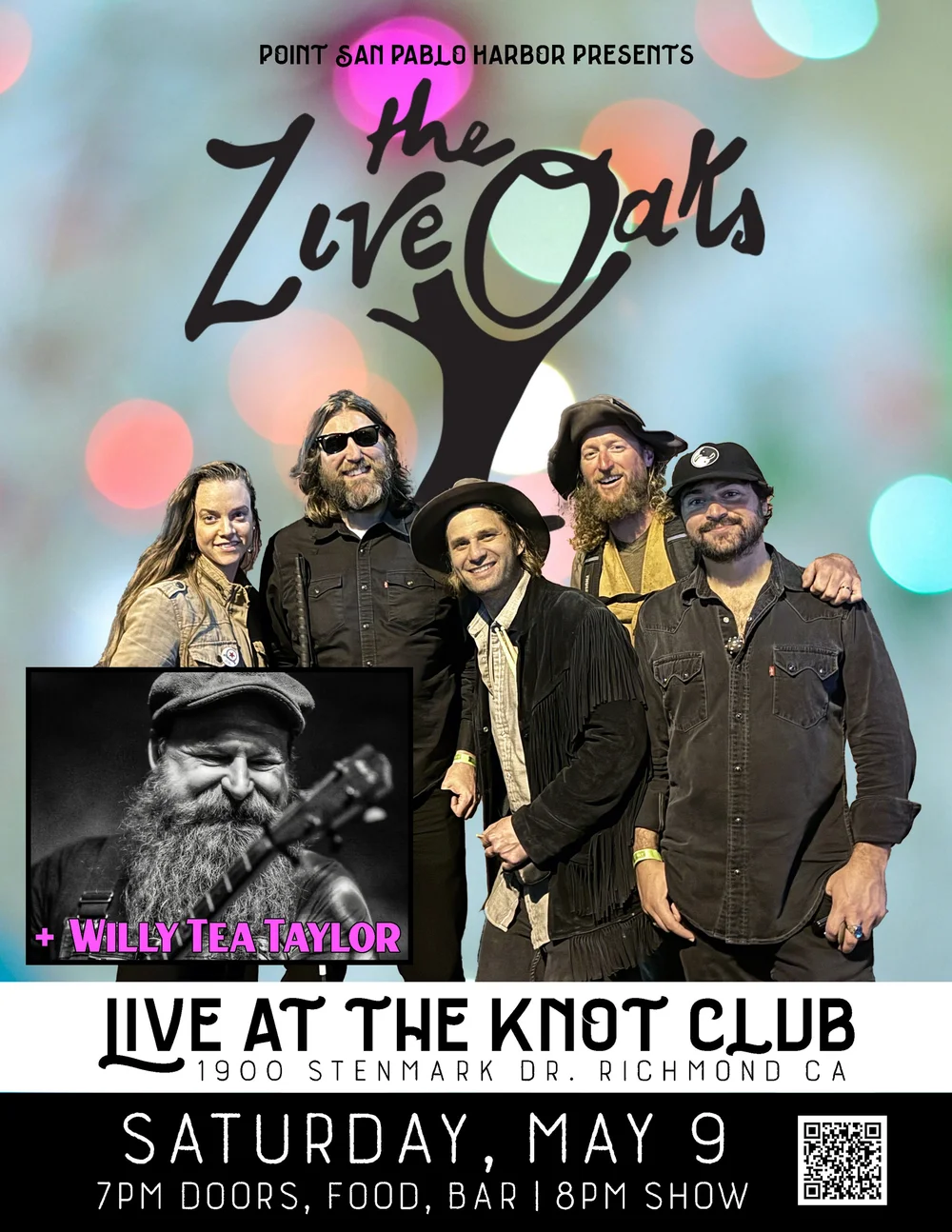 The Live Oaks + Willy Tea Taylor - The Knot Club — Point San Pablo Harbor