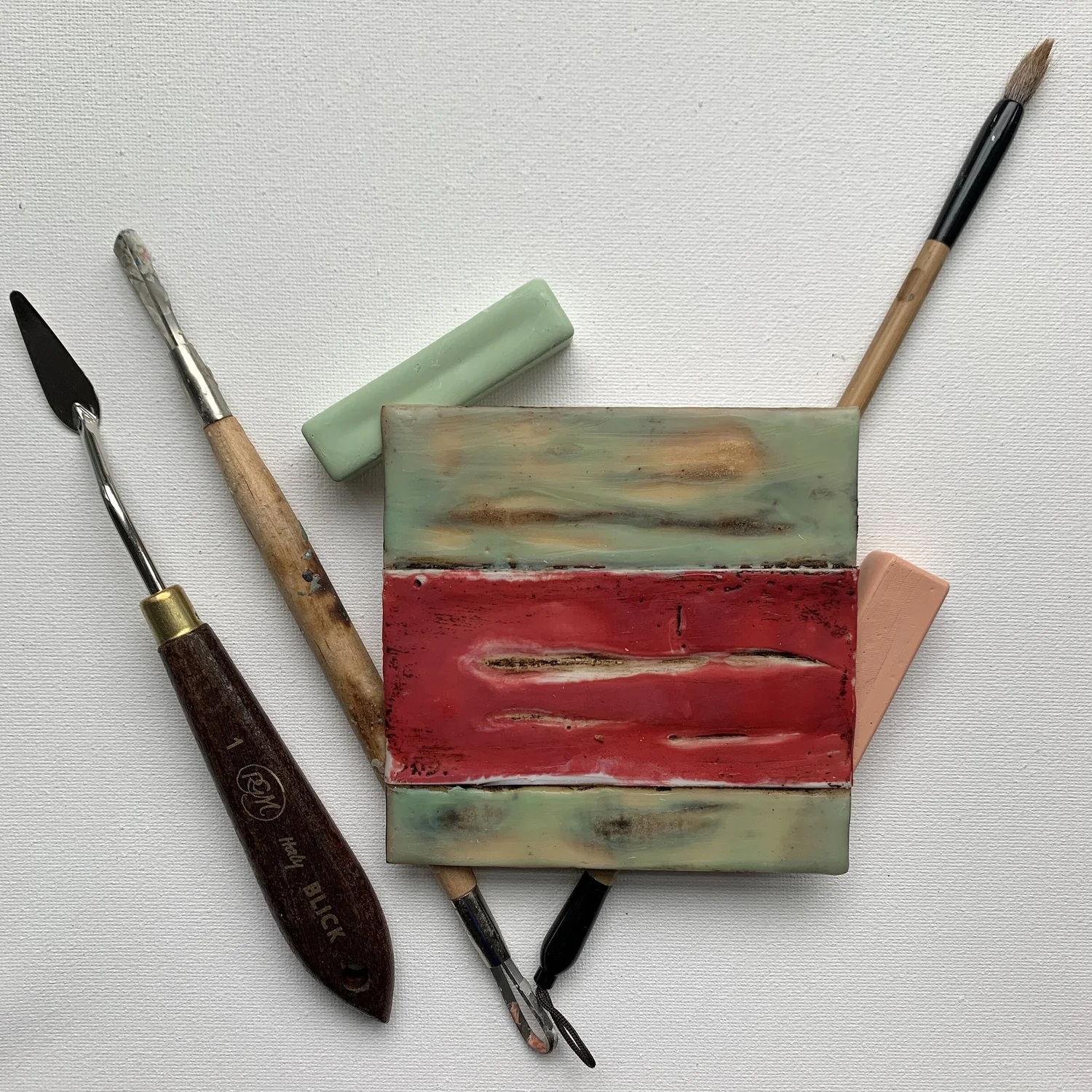 creating with Wallpaper paste - unconventional art materials — Studio Stacy