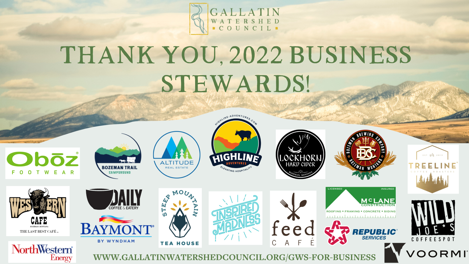 Gratitude for Gallatin Watershed Business Stewards — Gallatin Watershed ...