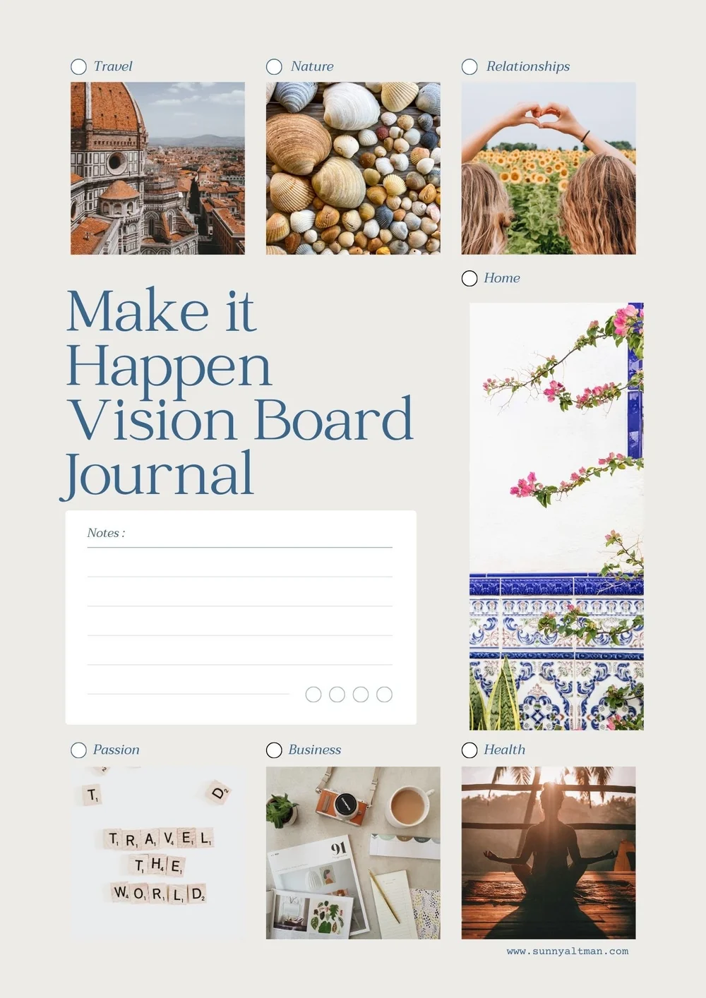 Free Digital Vision Board Workbook — Sunny Altman