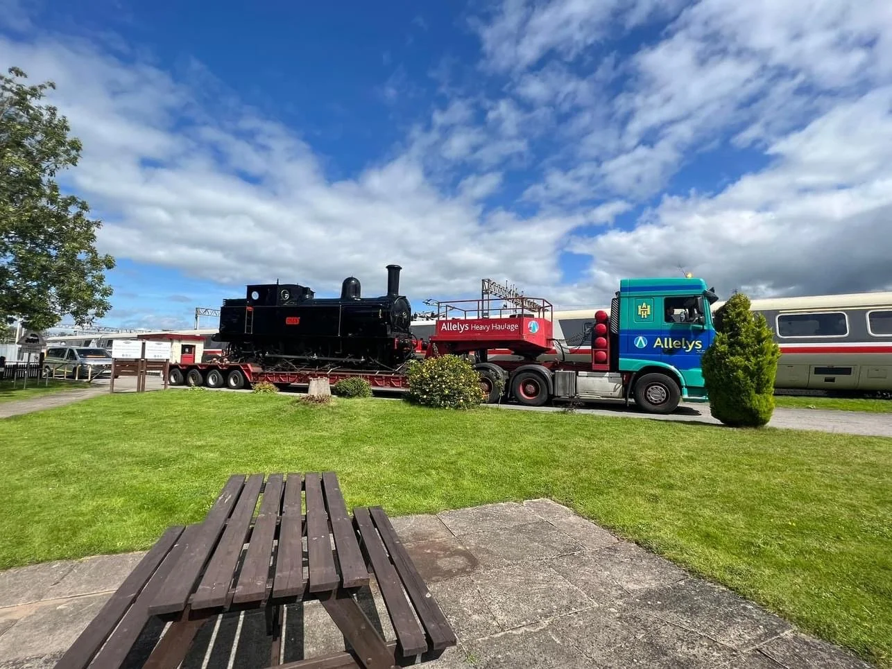 Webb Coal Tank Arrives at Crewe | Crewe Heritage Centre