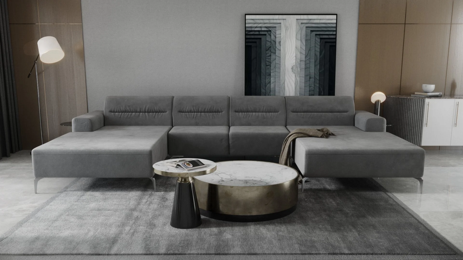 Le canapé en U : l'alliance parfaite du confort et de la convivialité ...