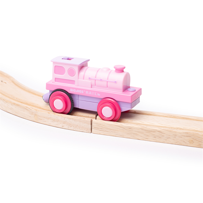 Pink Loco Battery Operated Train - Big Jigs | Toys Bikes Games Toy Shop ...